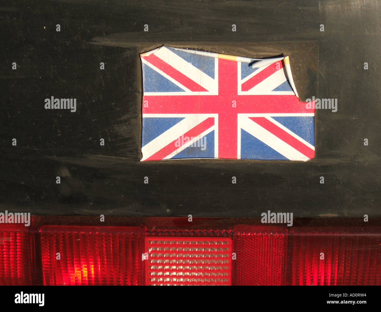 Union jack flag on boot hi-res stock photography and images - Alamy
