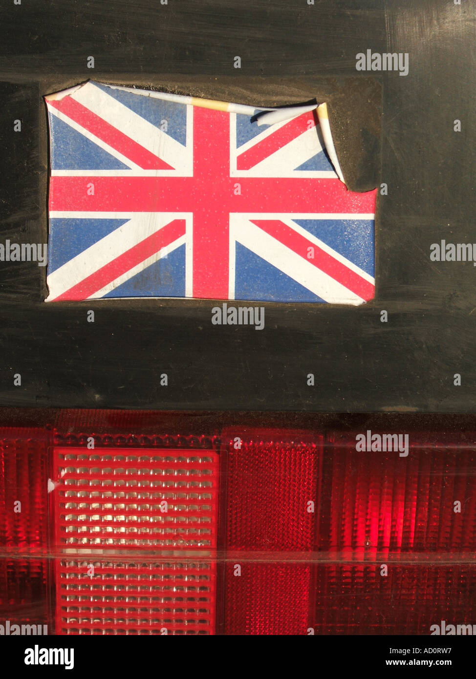Union jack flag on boot hi-res stock photography and images - Alamy