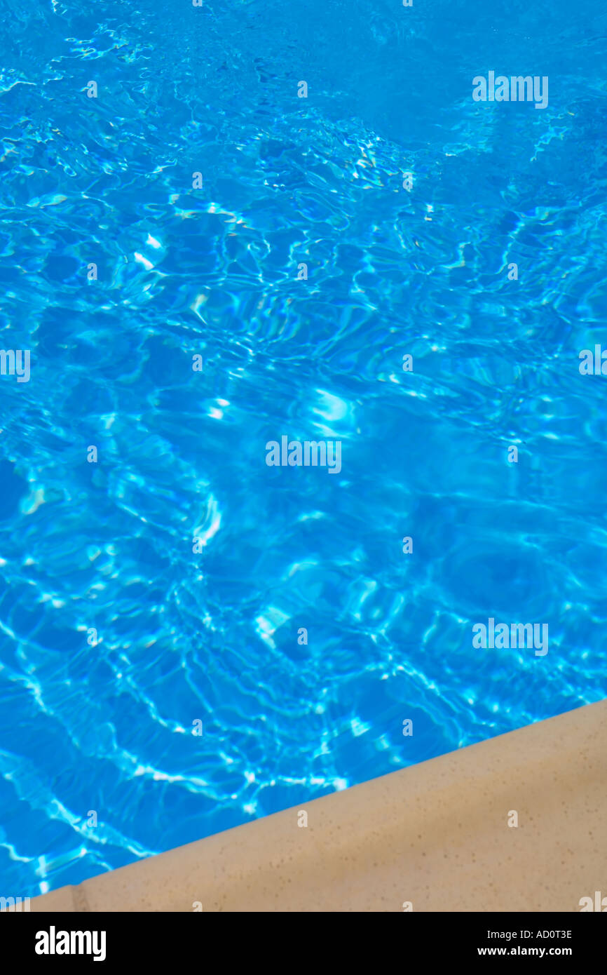 WATER IN A SWIMMING POOL Stock Photo - Alamy