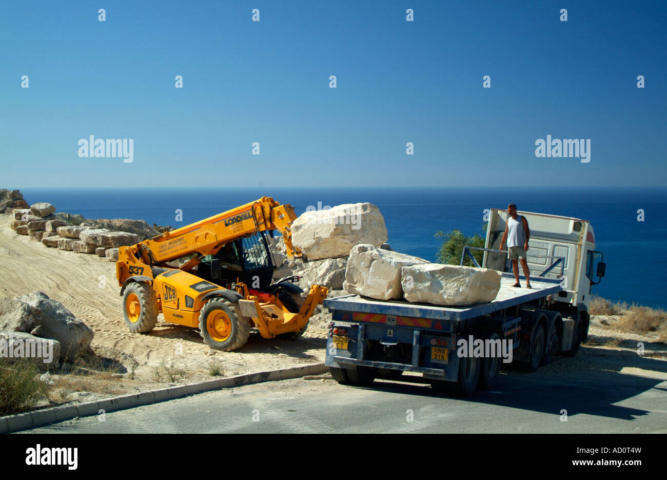 construction Pissouri Cyprus Stock Photo - Alamy