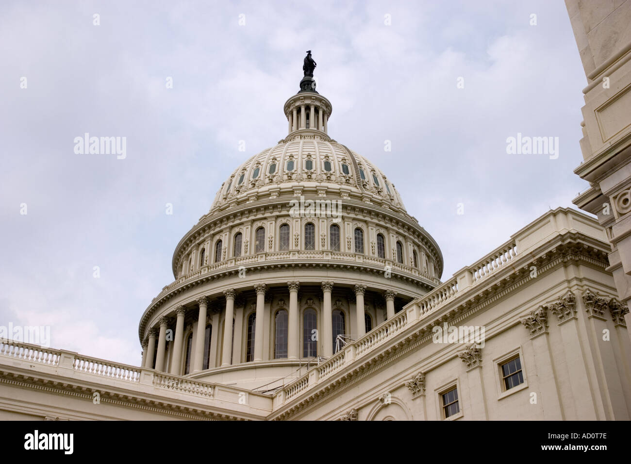 Exterior of US Capitol Building Dome Washington DC Stock Photo - Alamy