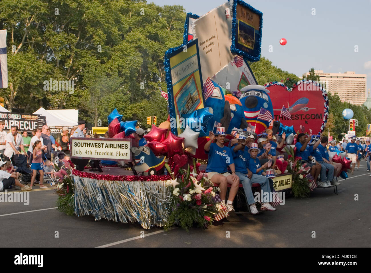 Southwest Airlines July 4th Freedom Float Philadelphia PA Stock Photo ...