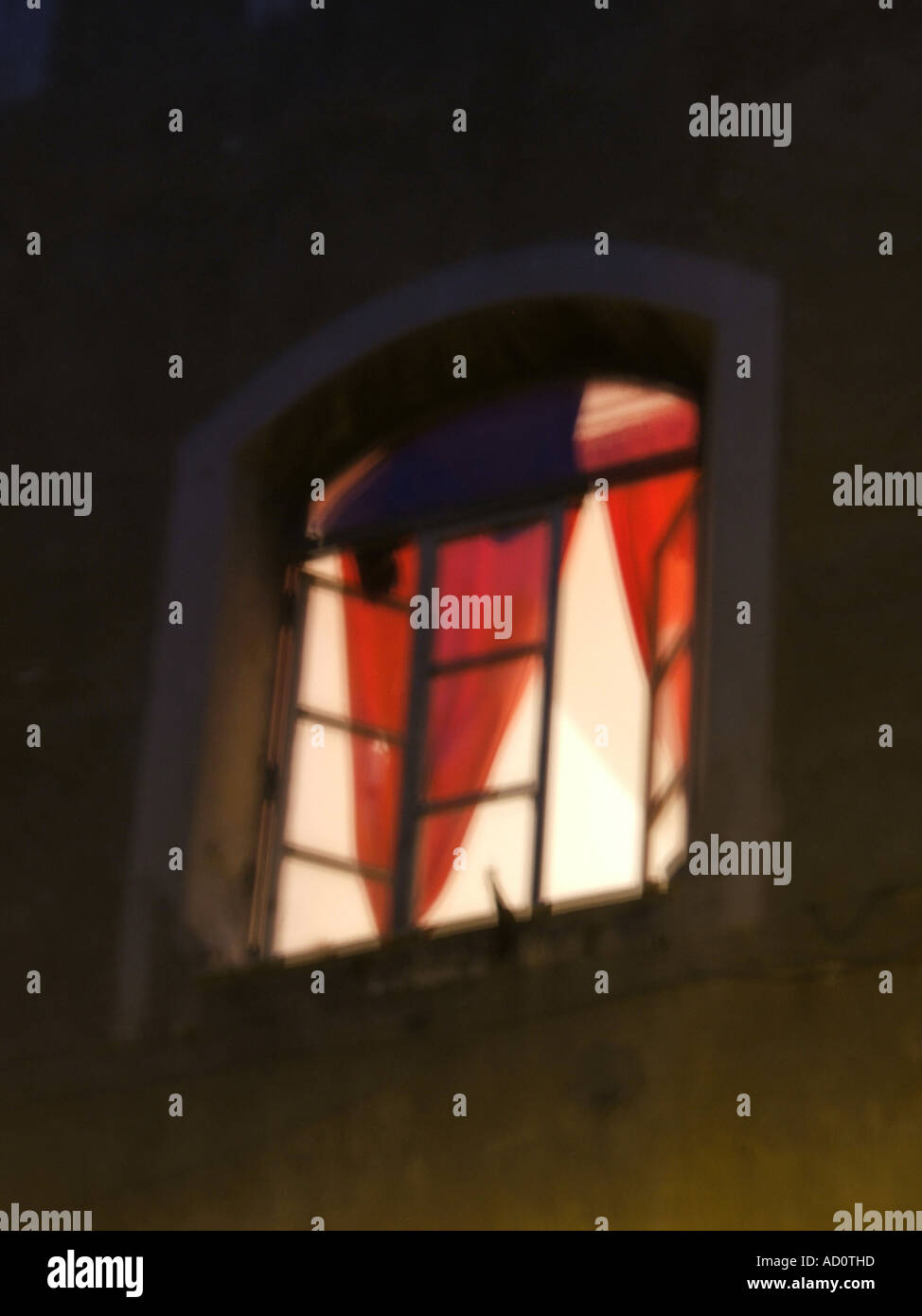 window at night in rome Stock Photo - Alamy