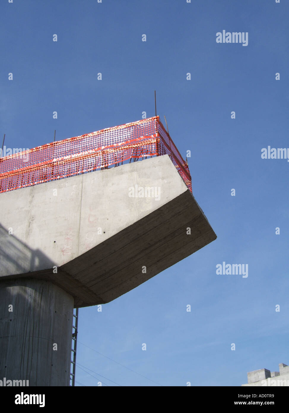 concrete motorway bridge under construction Stock Photo - Alamy