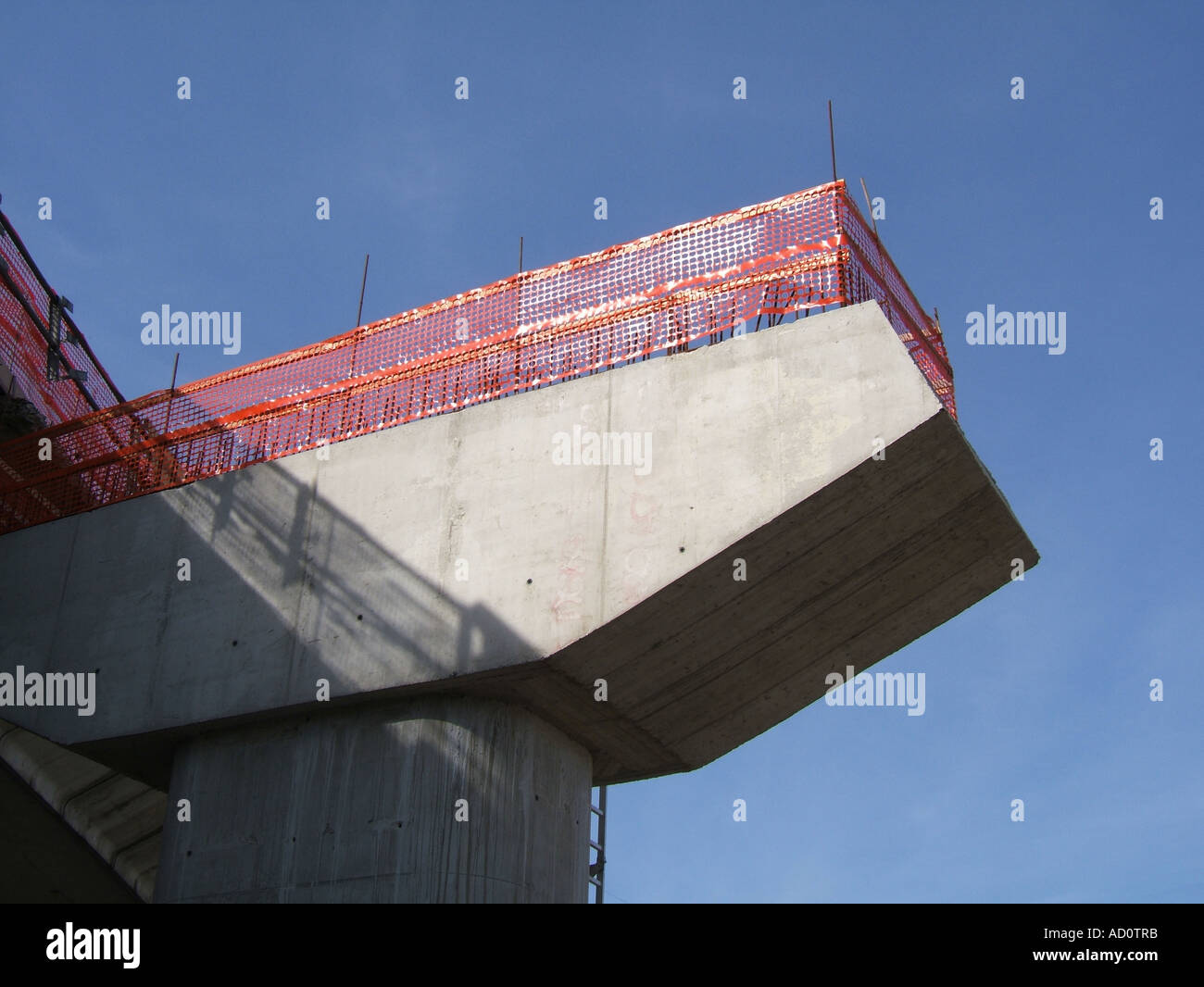 concrete motorway bridge under construction Stock Photo - Alamy