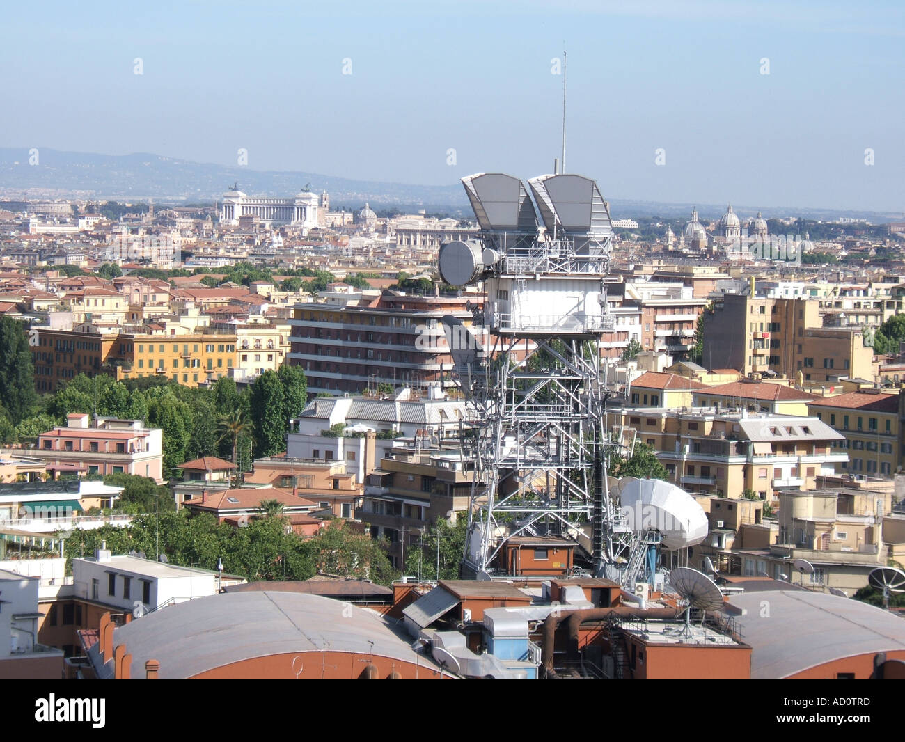 panorama of rome from monte mario Stock Photo - Alamy