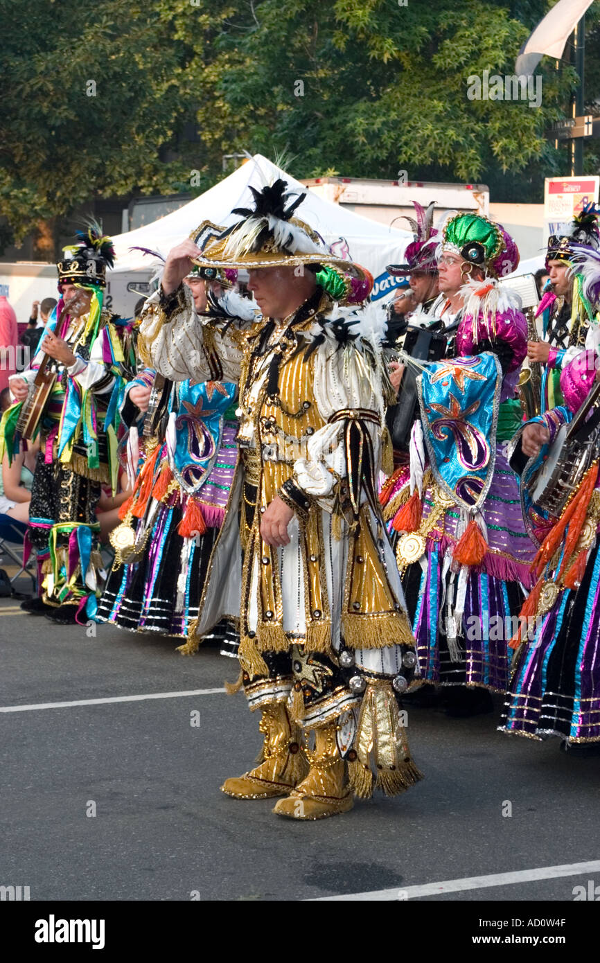 Mummers string band 4th of July parade Benjamin Franklin Parkway ...