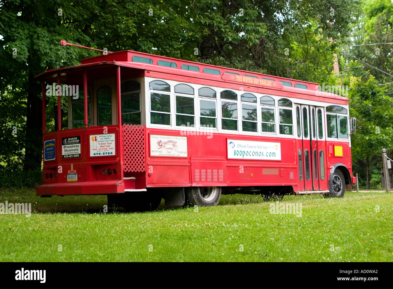 Water Gap Trolley Delaware Water Gap Pennsylvania Stock Photo - Alamy