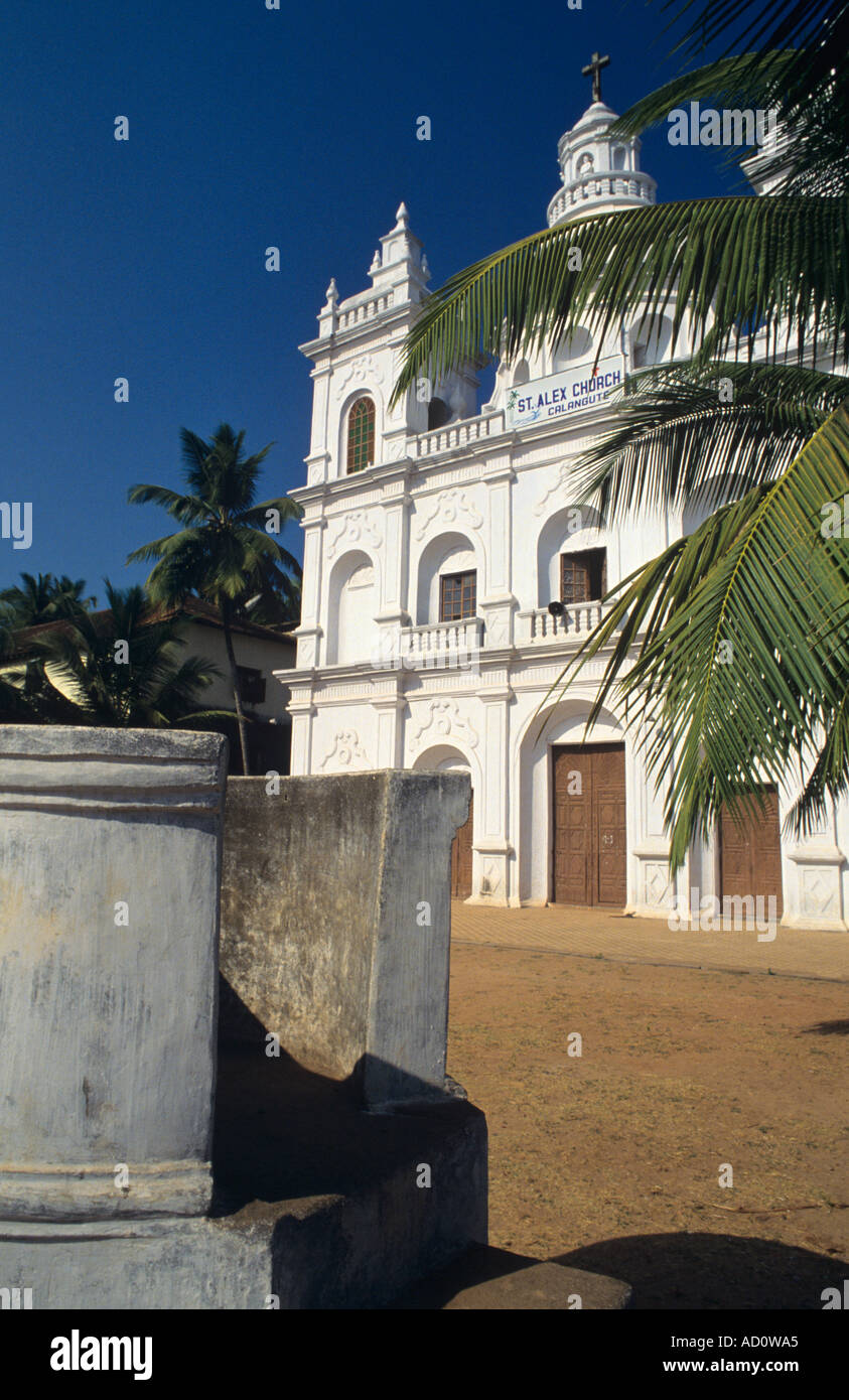St alex church calangute goa hi-res stock photography and images - Alamy