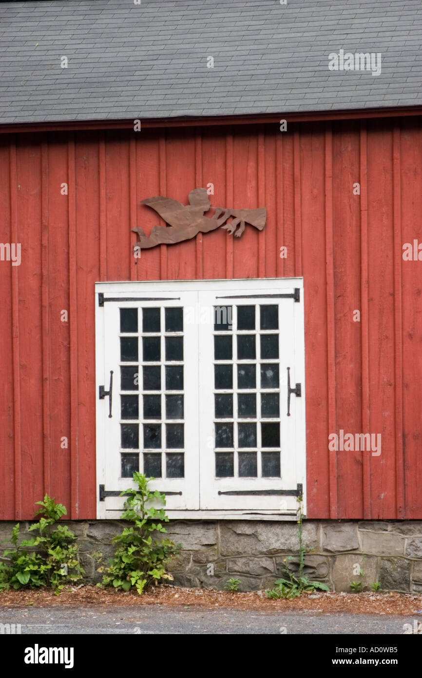 Doors of old house Shawnee Village Pocono Mountains Pennsylvania Stock ...