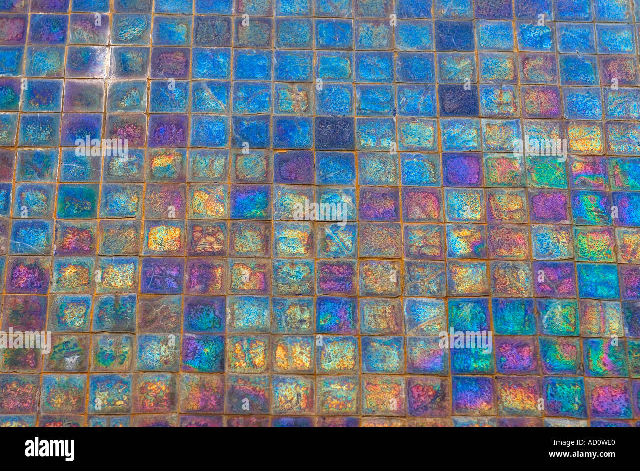 Metallic Mosiac I Stock Photo - Alamy