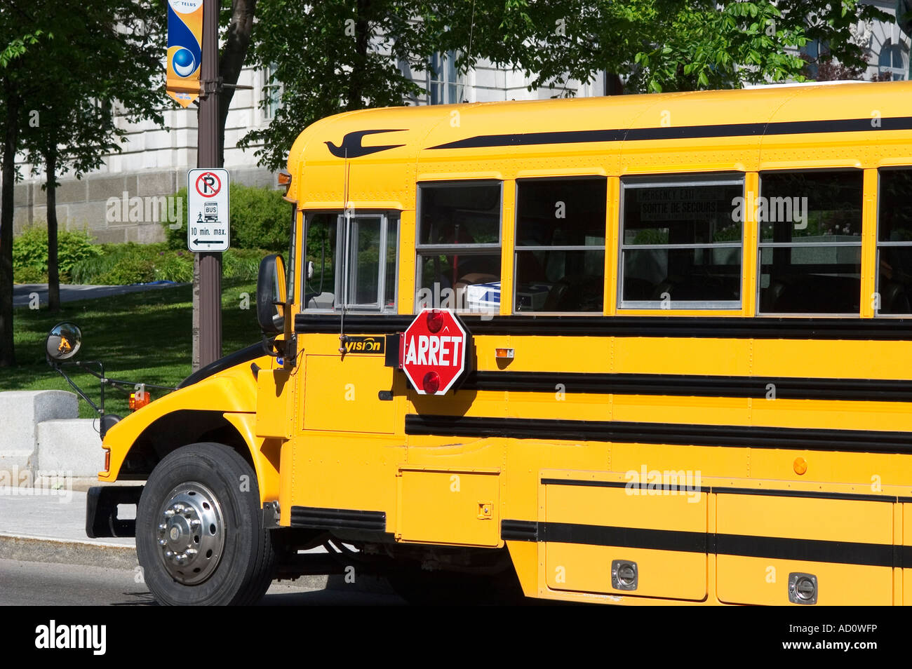 American School Bus Stock Photo - Alamy