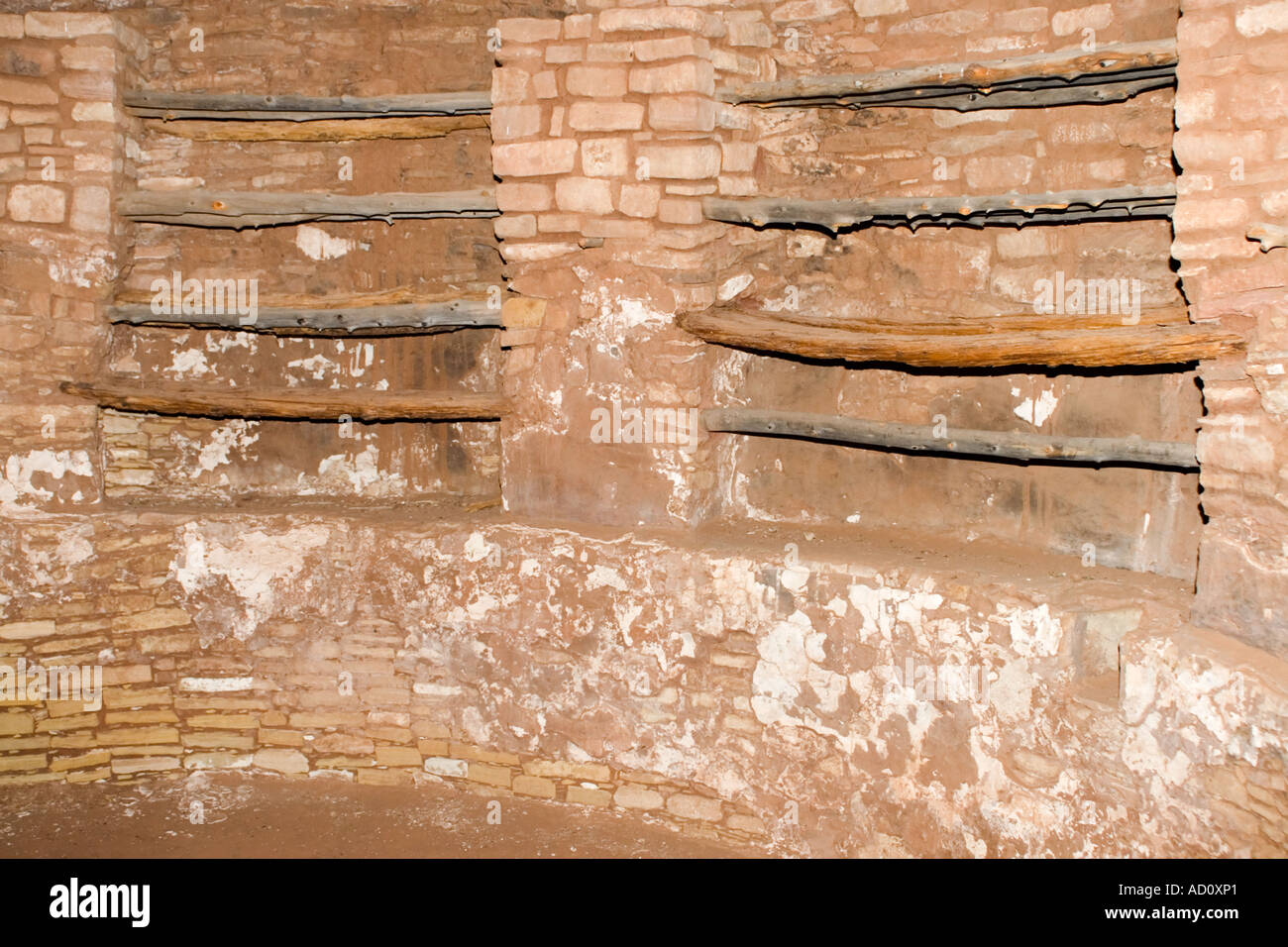 Indian Kiva inside walls Stock Photo - Alamy