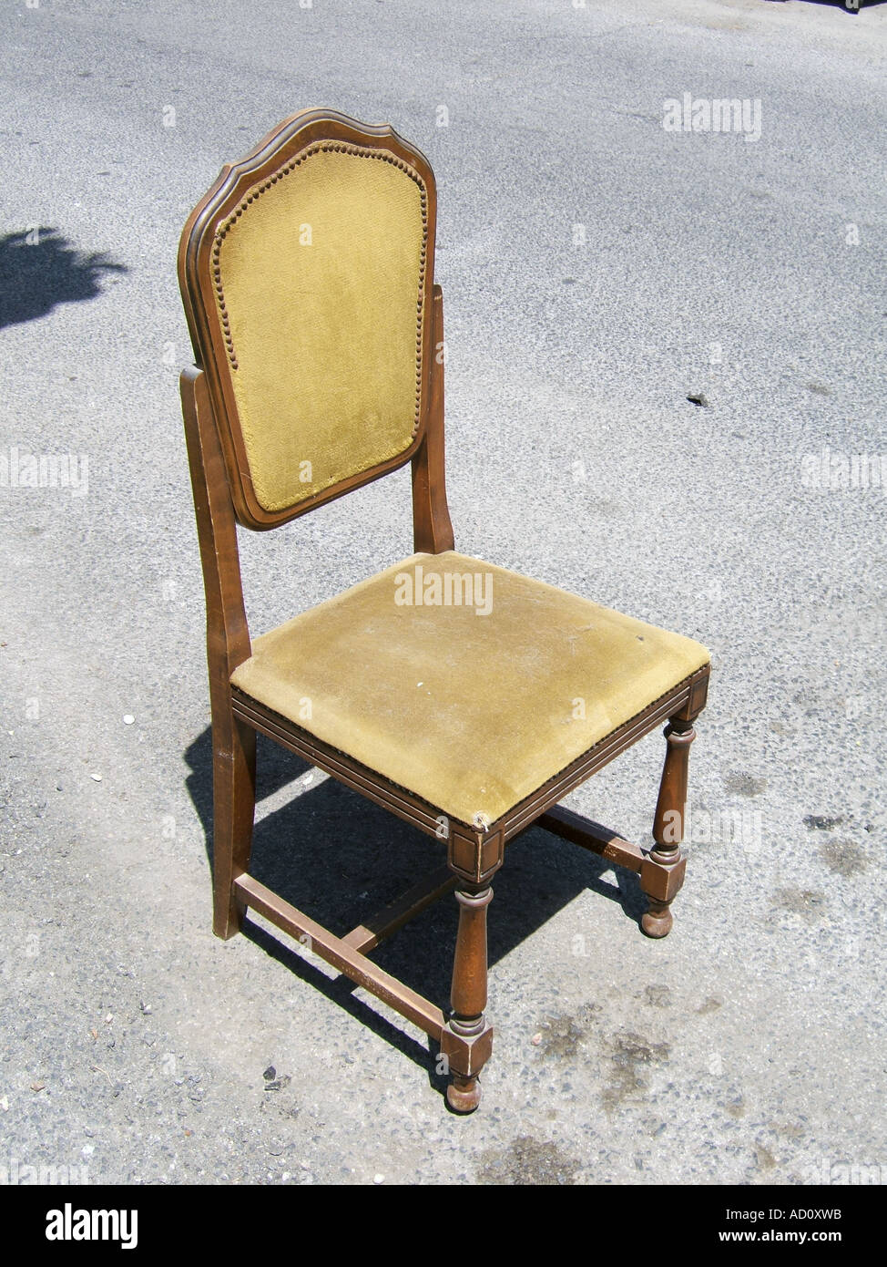 one old chair left in street Stock Photo - Alamy