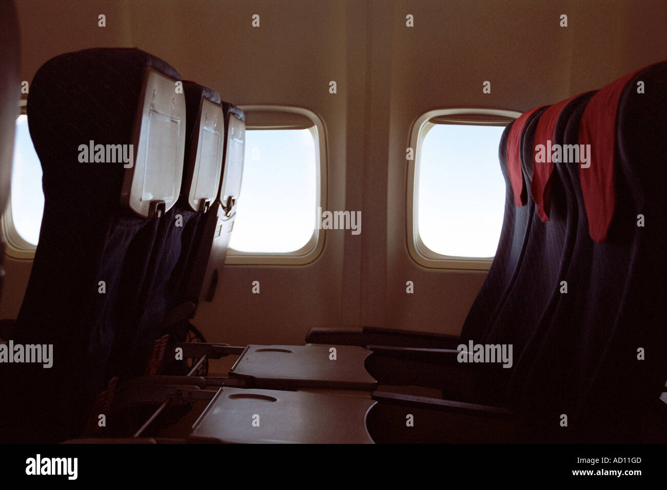 empty seats in plane Stock Photo - Alamy
