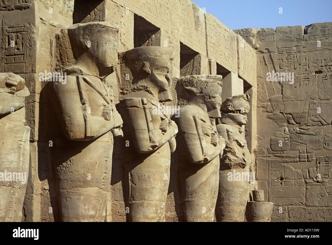 Temple of Amun Karmak Temple Luxor Egypt Stock Photo - Alamy