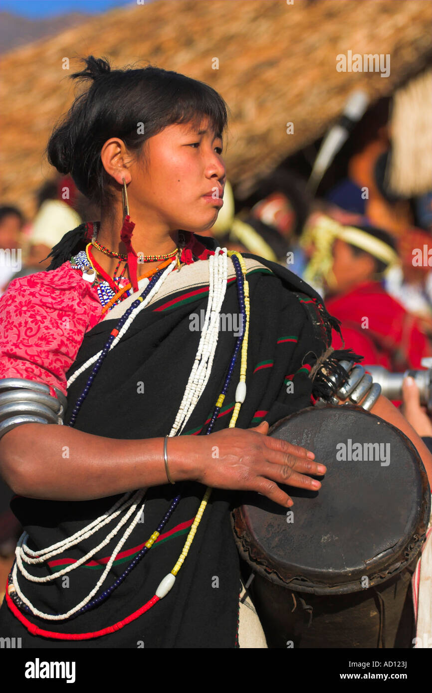 Myanmar (Burma), Sagaing Region, Lahe village, Naga New Year Festival ...