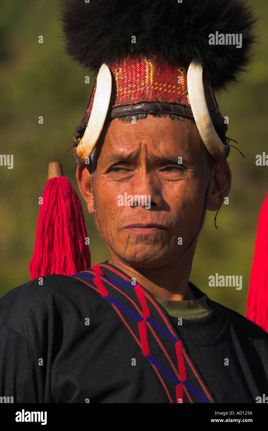 Myanmar (Burma), Sagaing Region, Lahe village, Naga New Year Festival ...