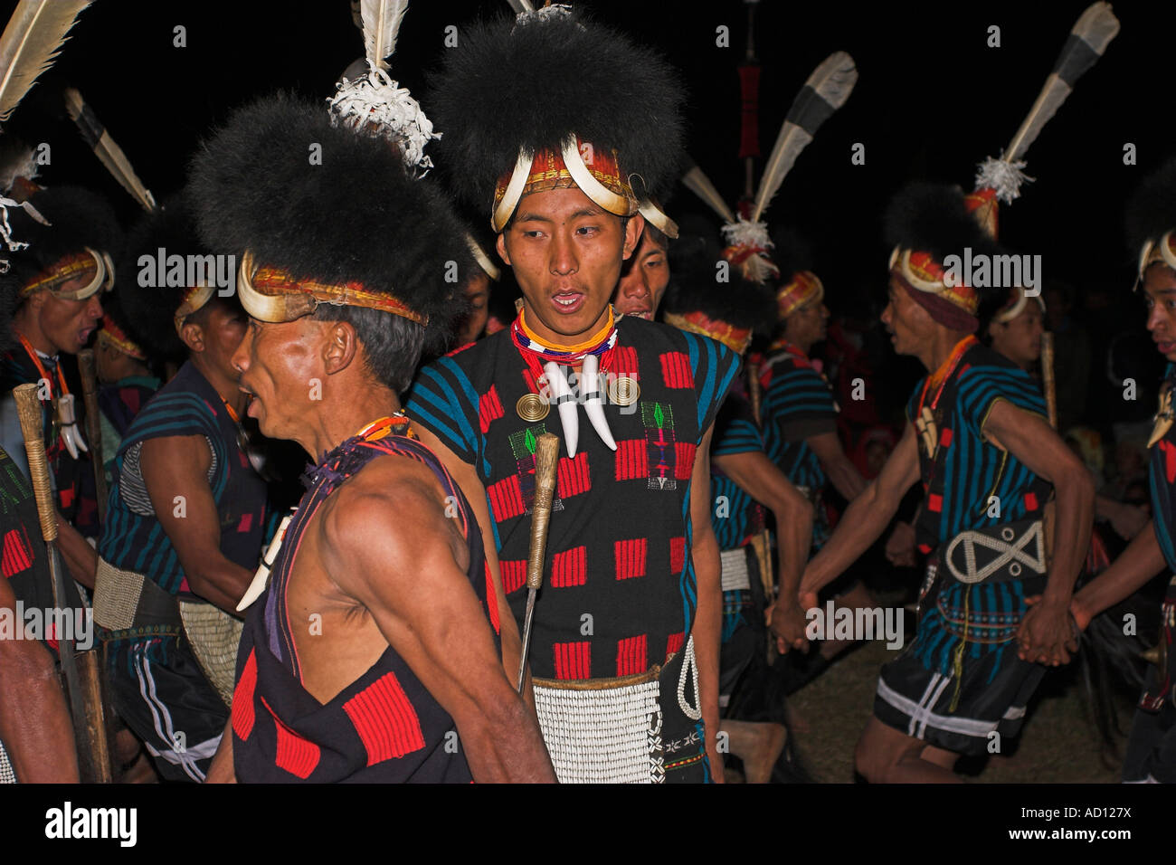 Myanmar (Burma), Sagaing Region, Lahe village, Naga New Year Festival ...