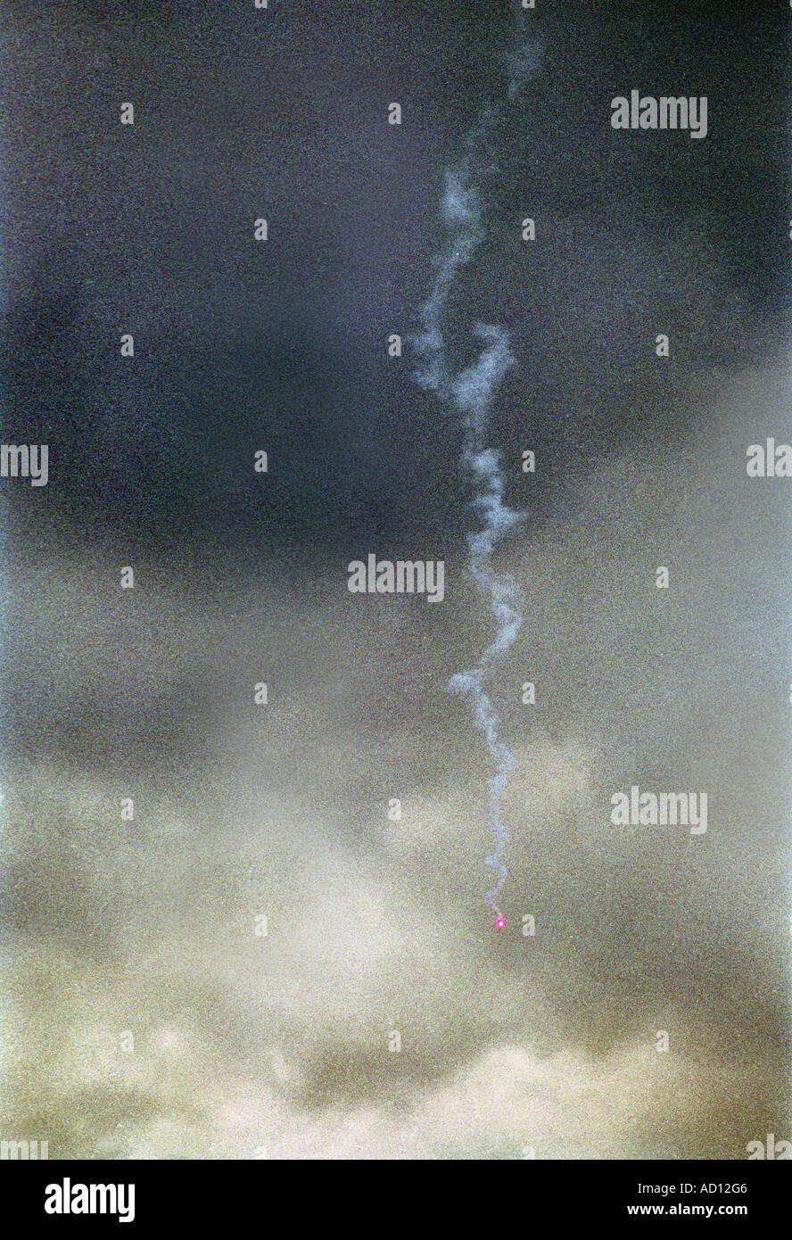 sos flare in sky Stock Photo - Alamy