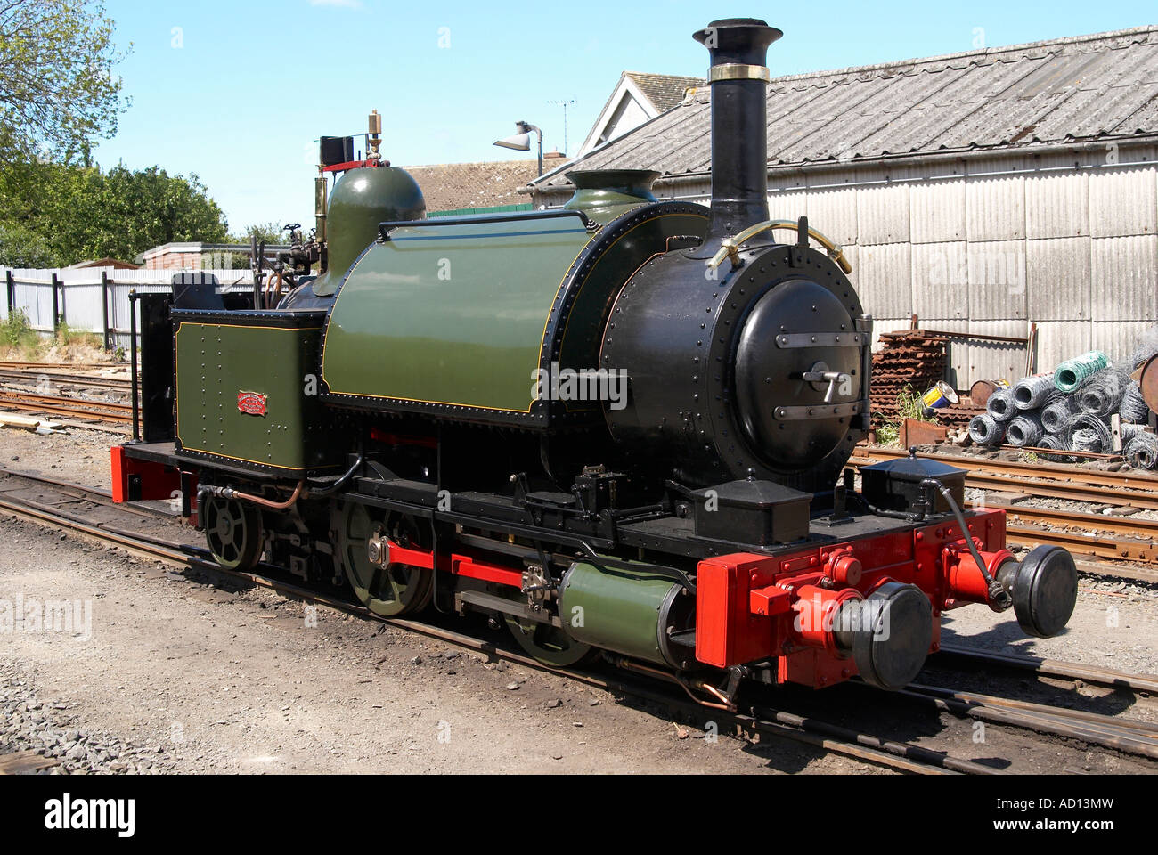 Talyllyn Railway No 1 "Talyllyn" without cab demonstrating original ...