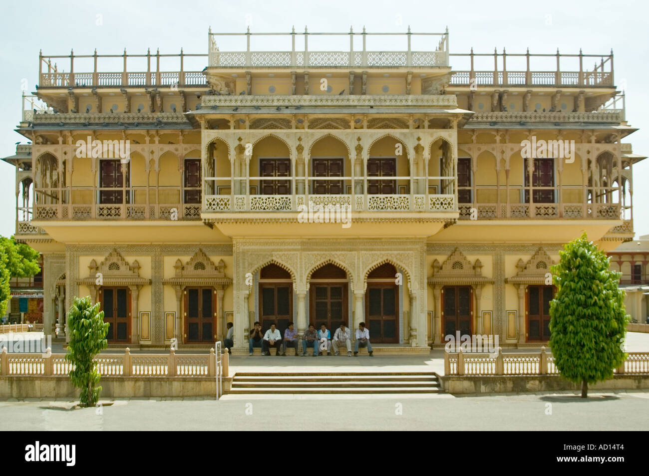 Horizontal view of the Mubarak Mahal 'Welcome Palace' inside the City ...