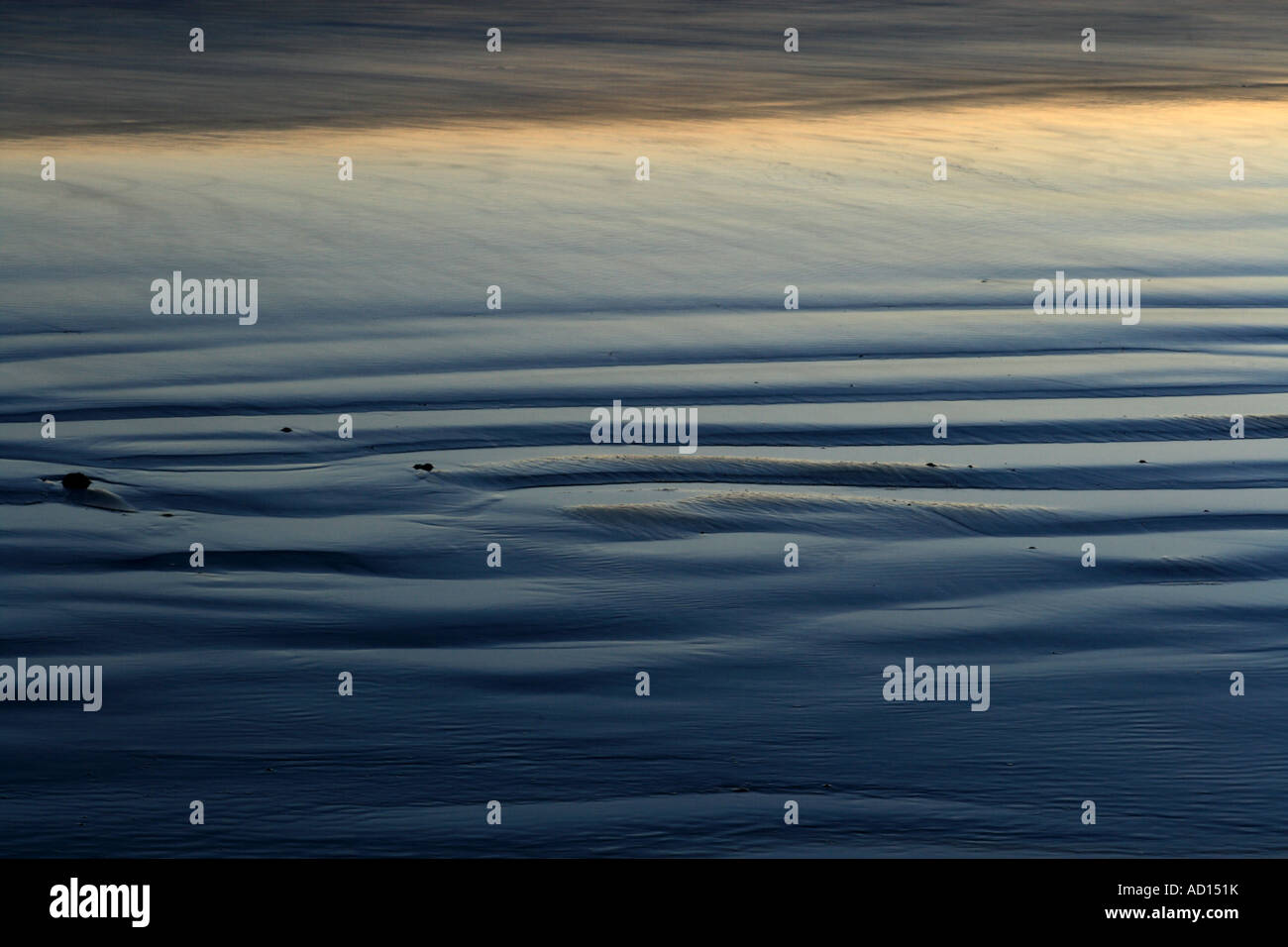 Ripples on a beach Stock Photo - Alamy