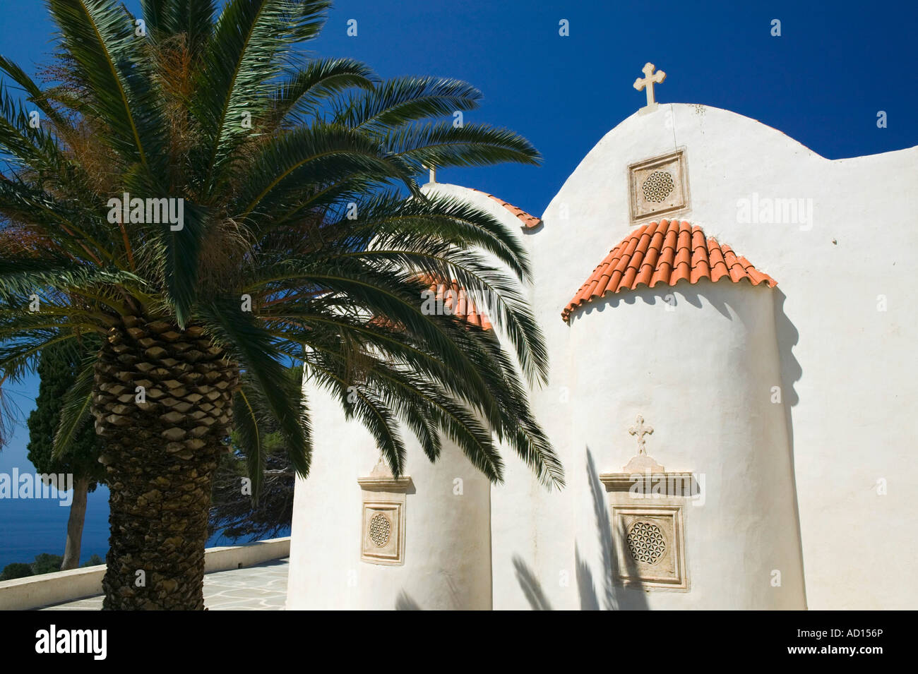 Moni Preveli Monastery, Rethymno Province, Crete, Greece Stock Photo ...