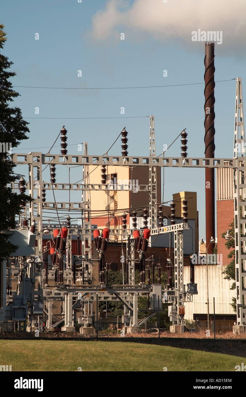 Step up transformer hi-res stock photography and images - Alamy