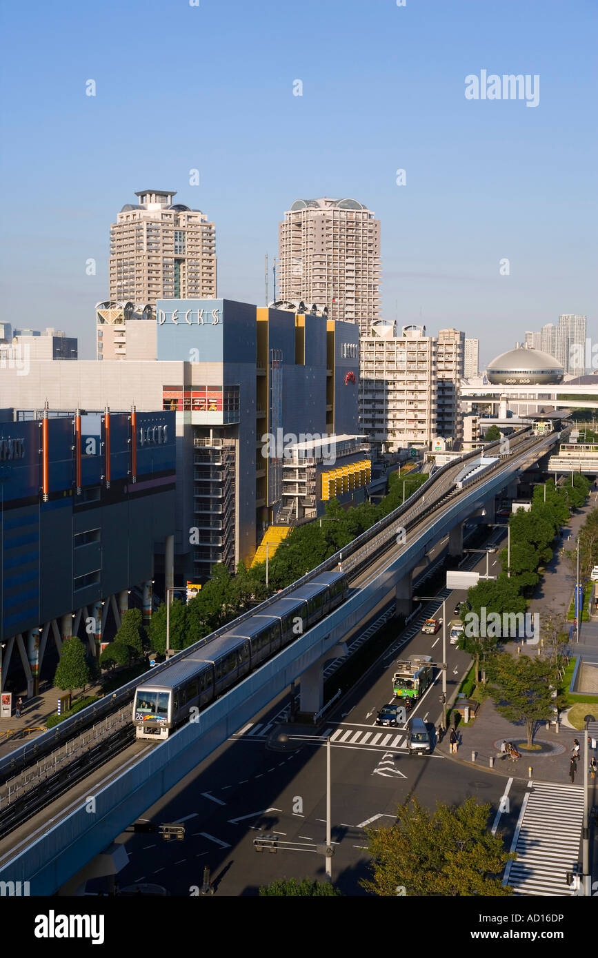 Tokyo Monorail (Rinkai Line), Tokyo, Japan Stock Photo - Alamy