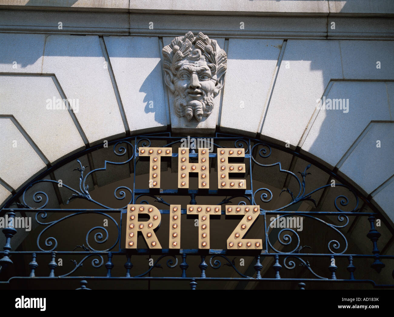 Ritz hotel sign london england hi-res stock photography and images - Alamy