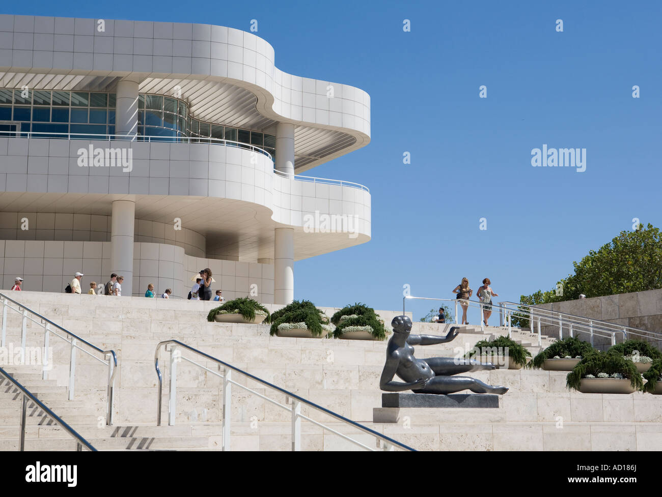 The Getty Center's main entrance Stock Photo - Alamy