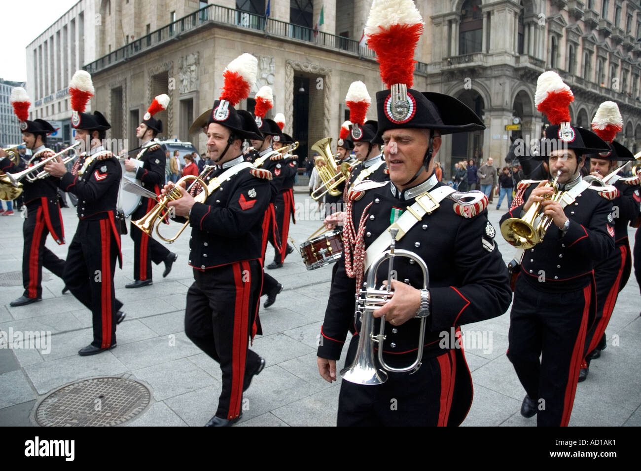 Carabinieri parade in milan Stock Photo - Alamy