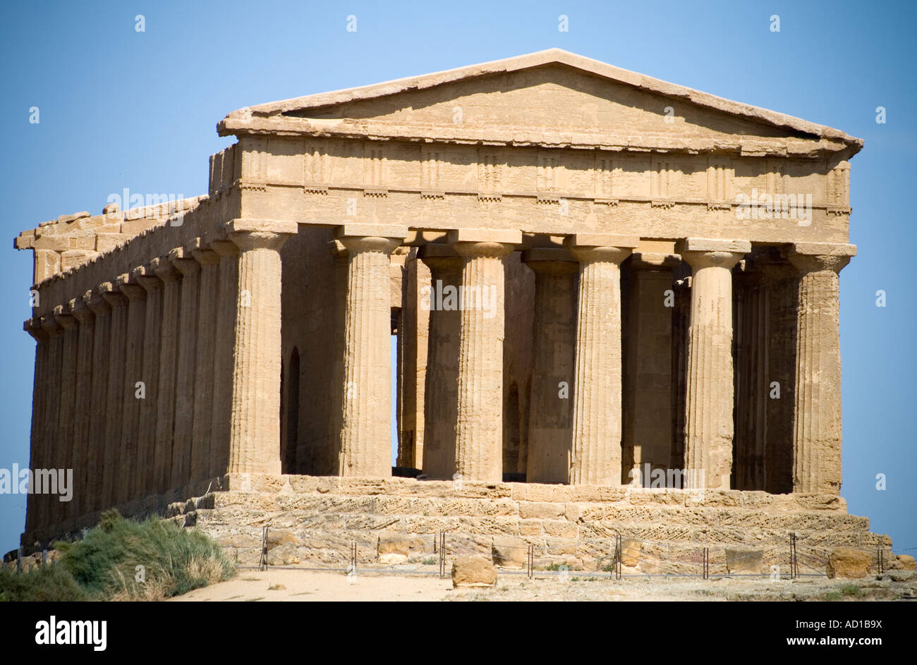 Valley of temples, sicily Cut Out Stock Images & Pictures - Alamy
