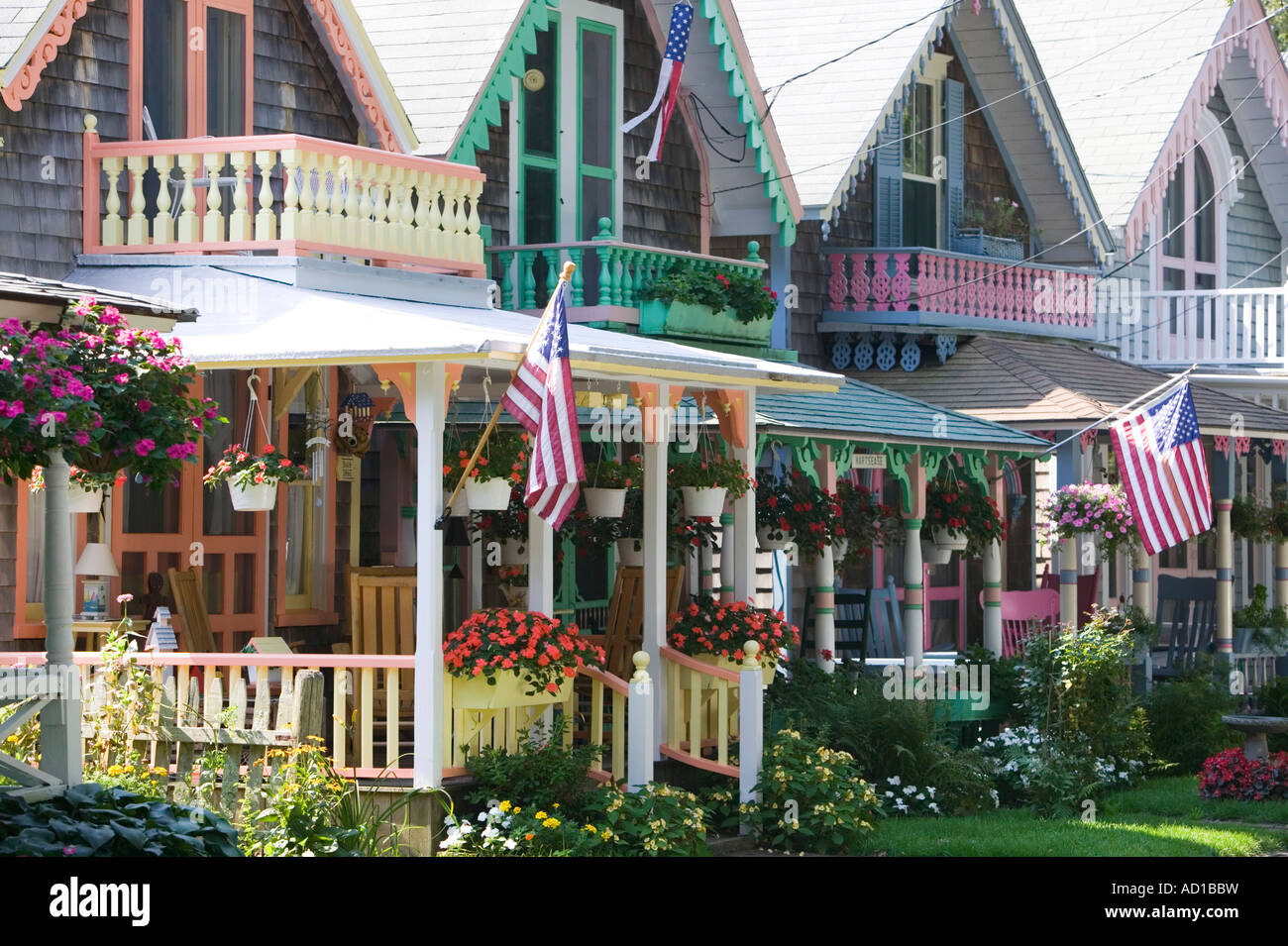 Gingerbread House Oak Bluffs Martha S Vineyard Massachusetts Usa