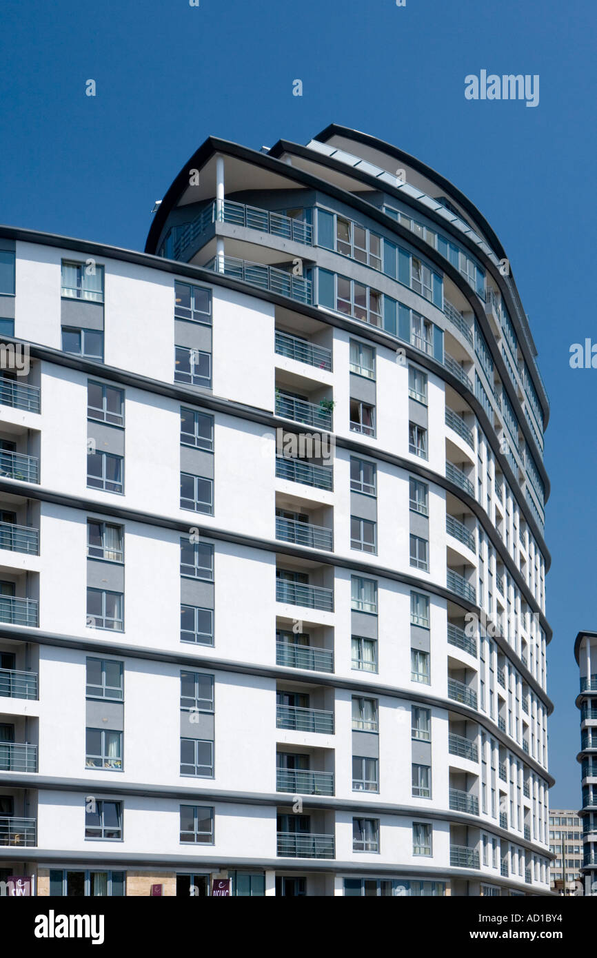 Modern apartment building, Woking, Surrey, UK Stock Photo - Alamy