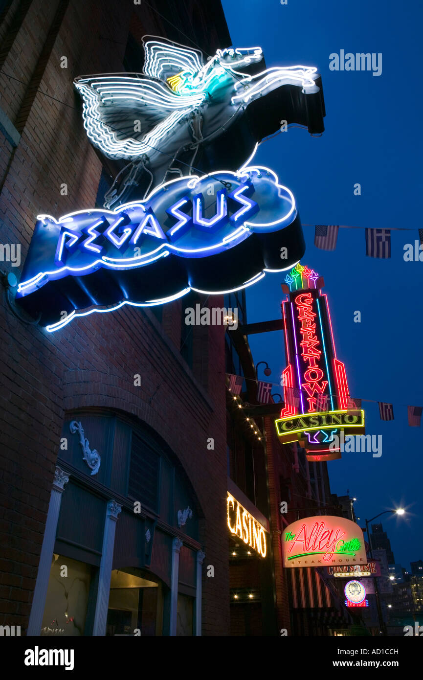 Pegasus Cafe & Greektown Casino, Detroit, Michigan, USA Stock Photo - Alamy