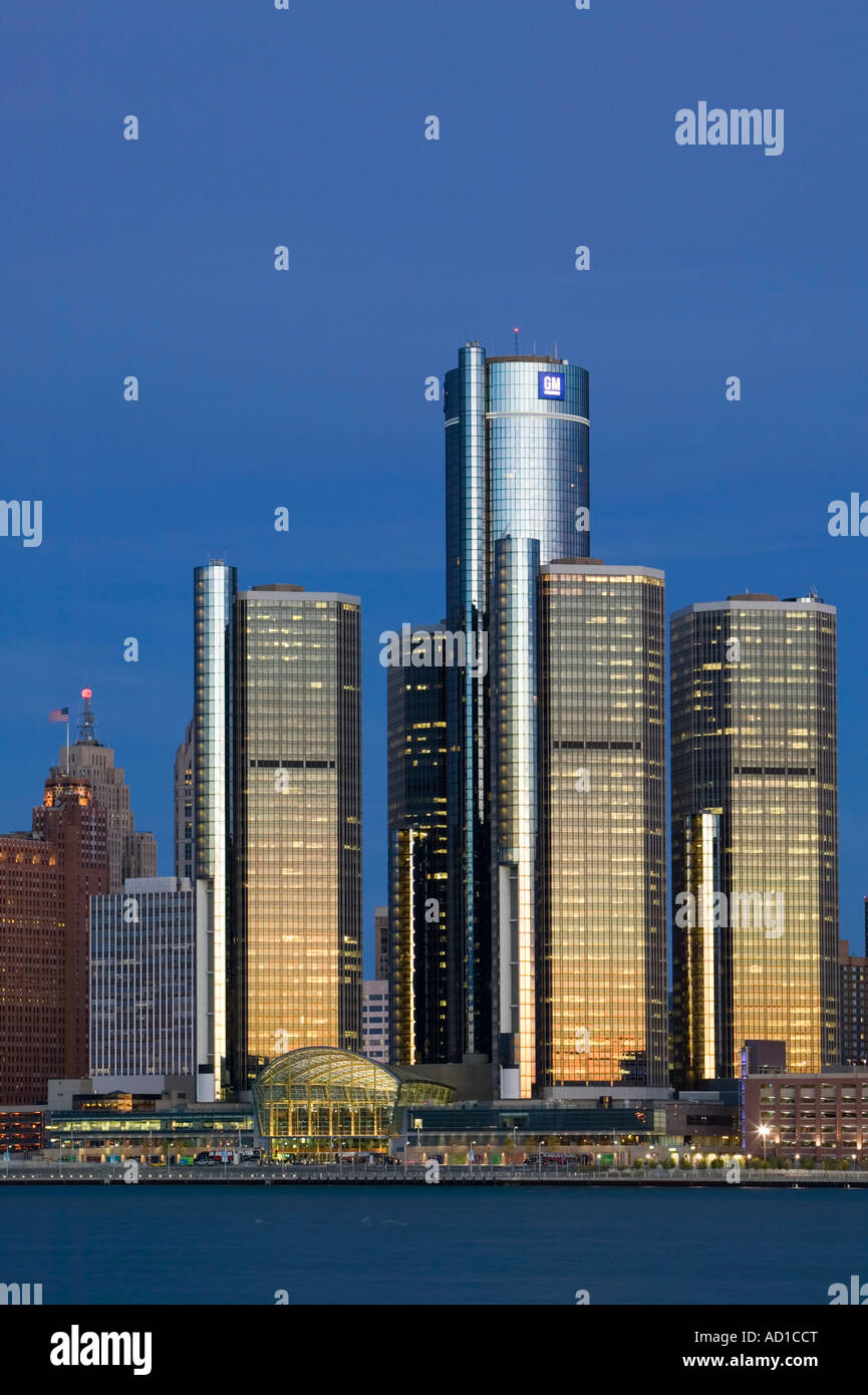 Renaissance center detroit hi-res stock photography and images - Alamy