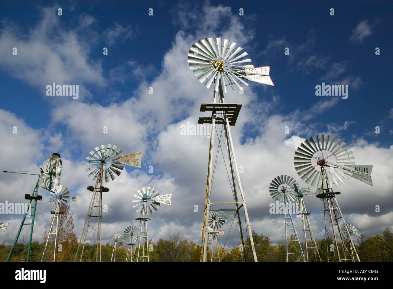 Mid-America Windmill Museum, Kendalville, Indiana, USA Stock Photo - Alamy