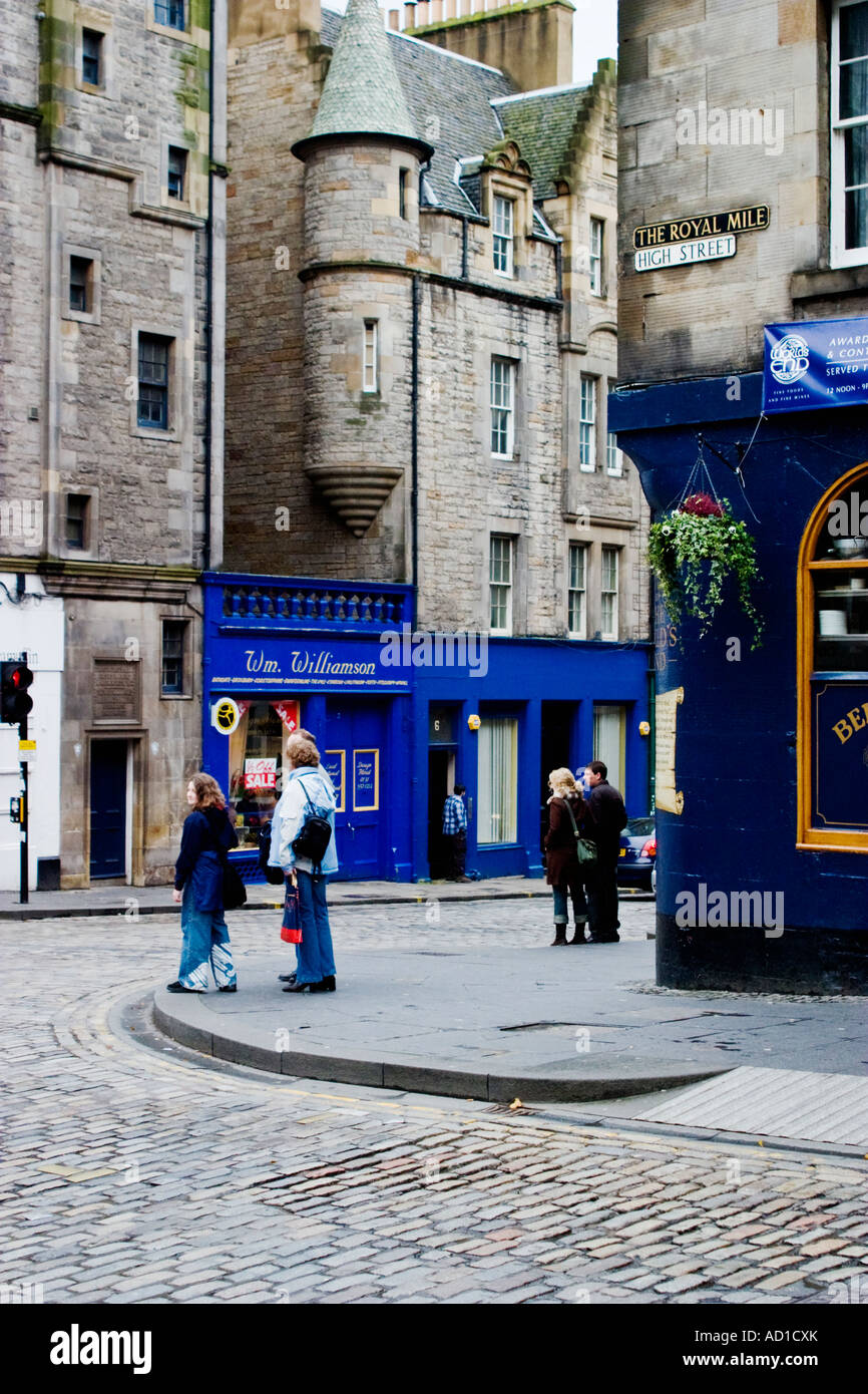Street corner in the city Stock Photo - Alamy