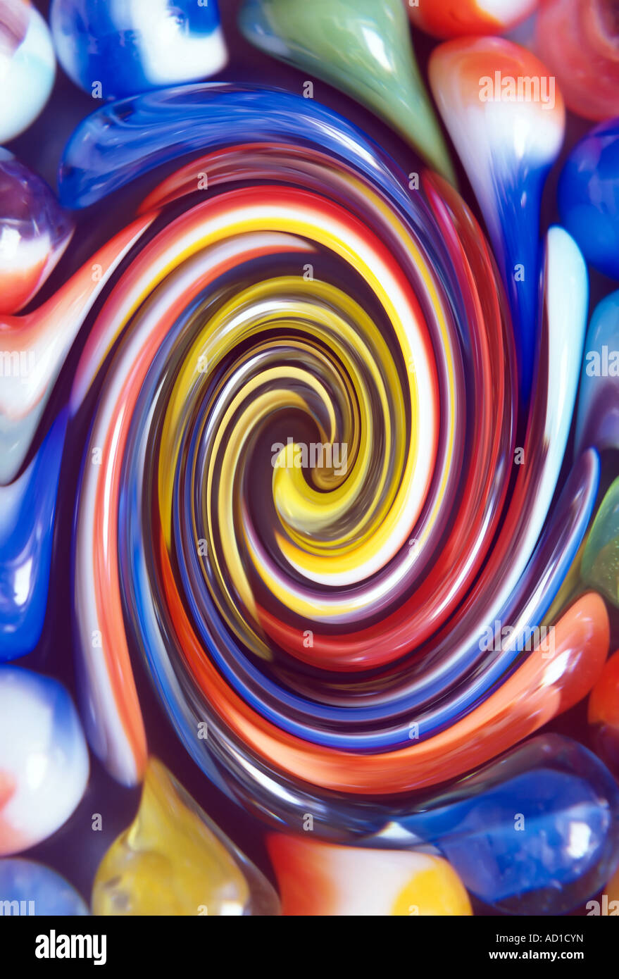 "Marble Twist" - Marbles were one of my favorite childhood pasttimes ...