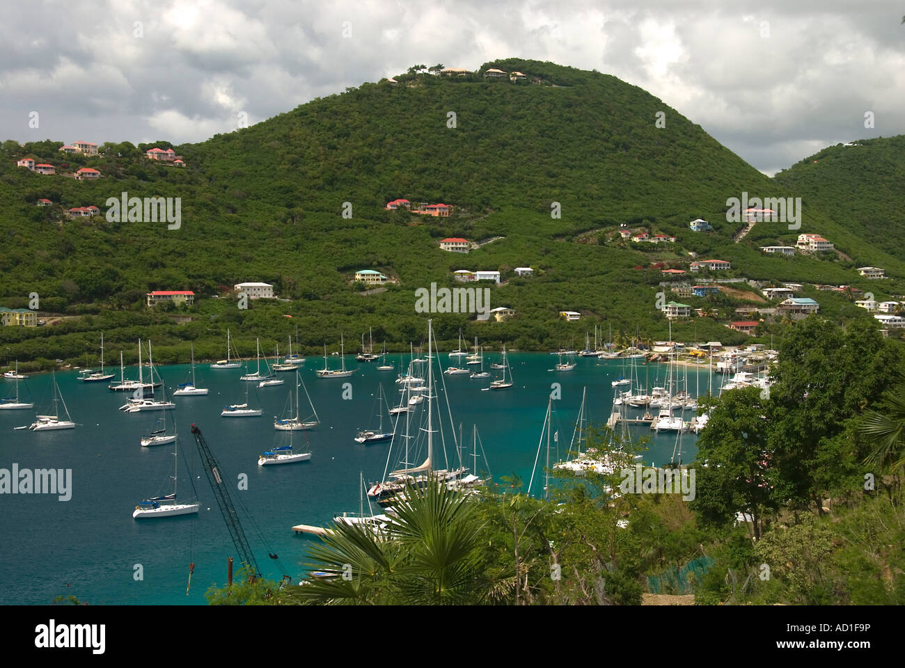 Virgin Gorda BVI, British Virgin Islands, awesome view, blue ocean, sea ...