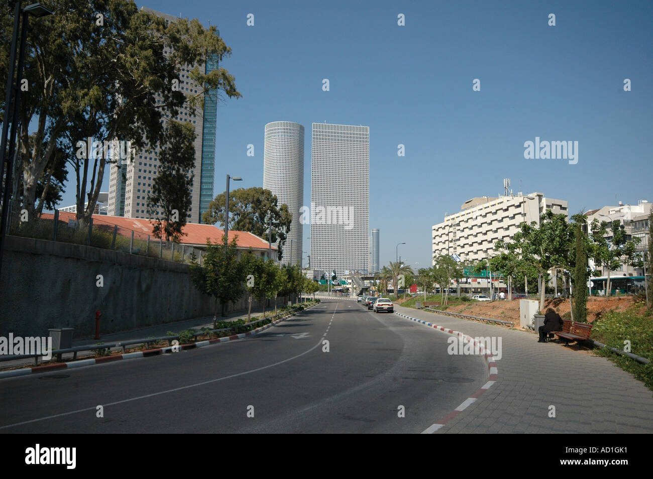 High rise buildings in Tel Aviv Israel 2006 Stock Photo - Alamy