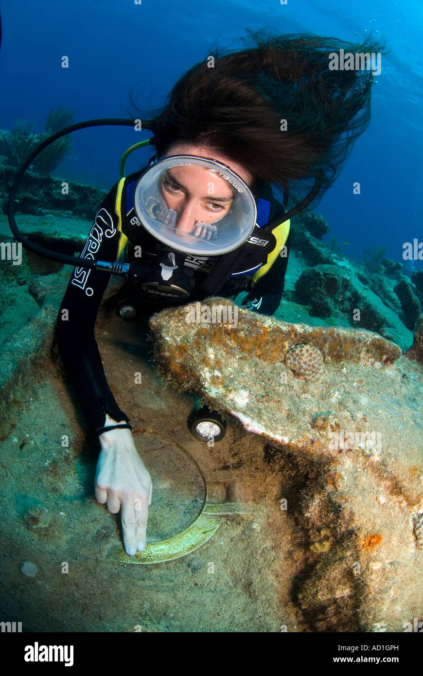Rhone wreck Tortola British Virgin Islands BVI, underwater, scuba ...