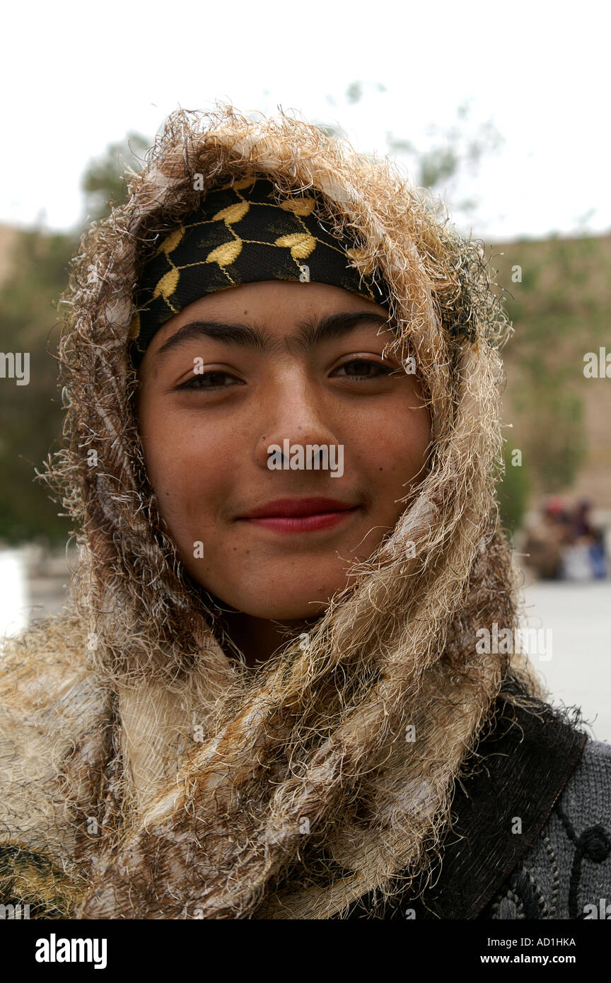 Gypsy Girl from Karshi with Scarves Stock Photo - Alamy