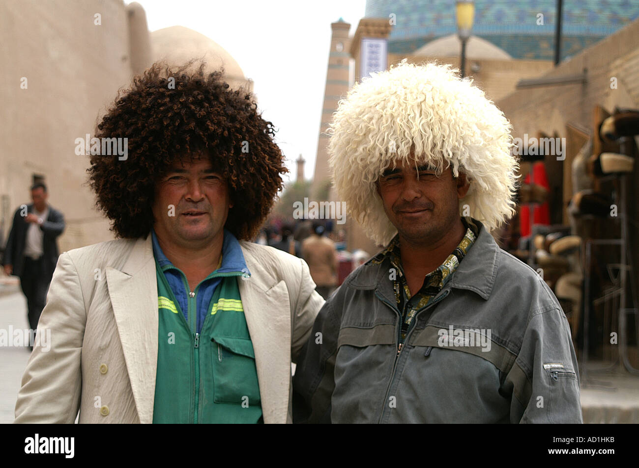 Two Funny Hats Stock Photo - Alamy
