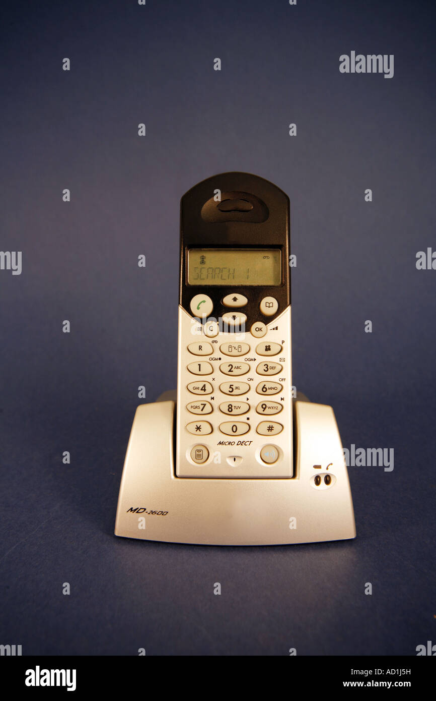 DECT Telephone in Carrier Stock Photo - Alamy