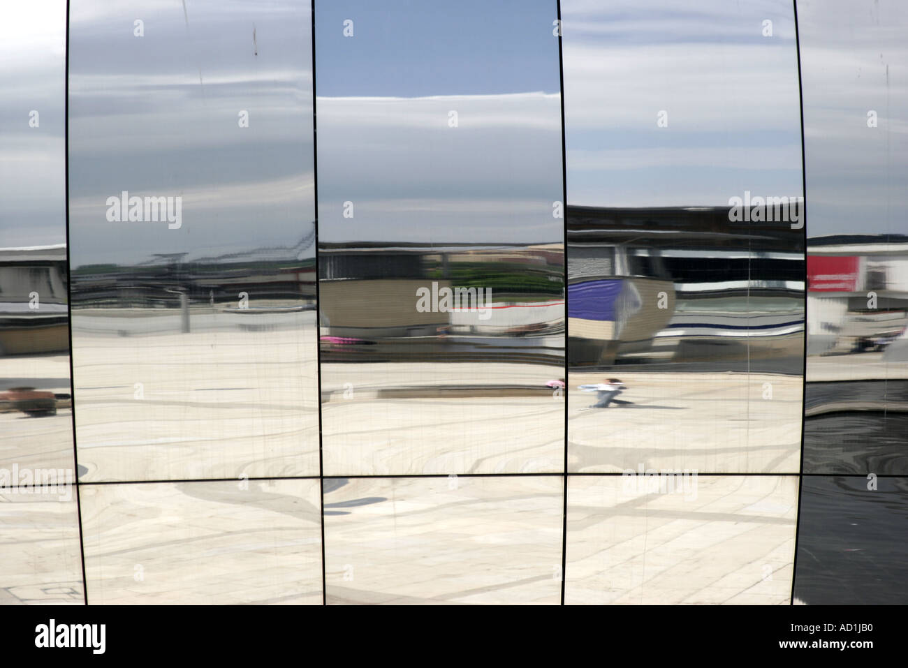 Reflection in large metal ball hi-res stock photography and images - Alamy