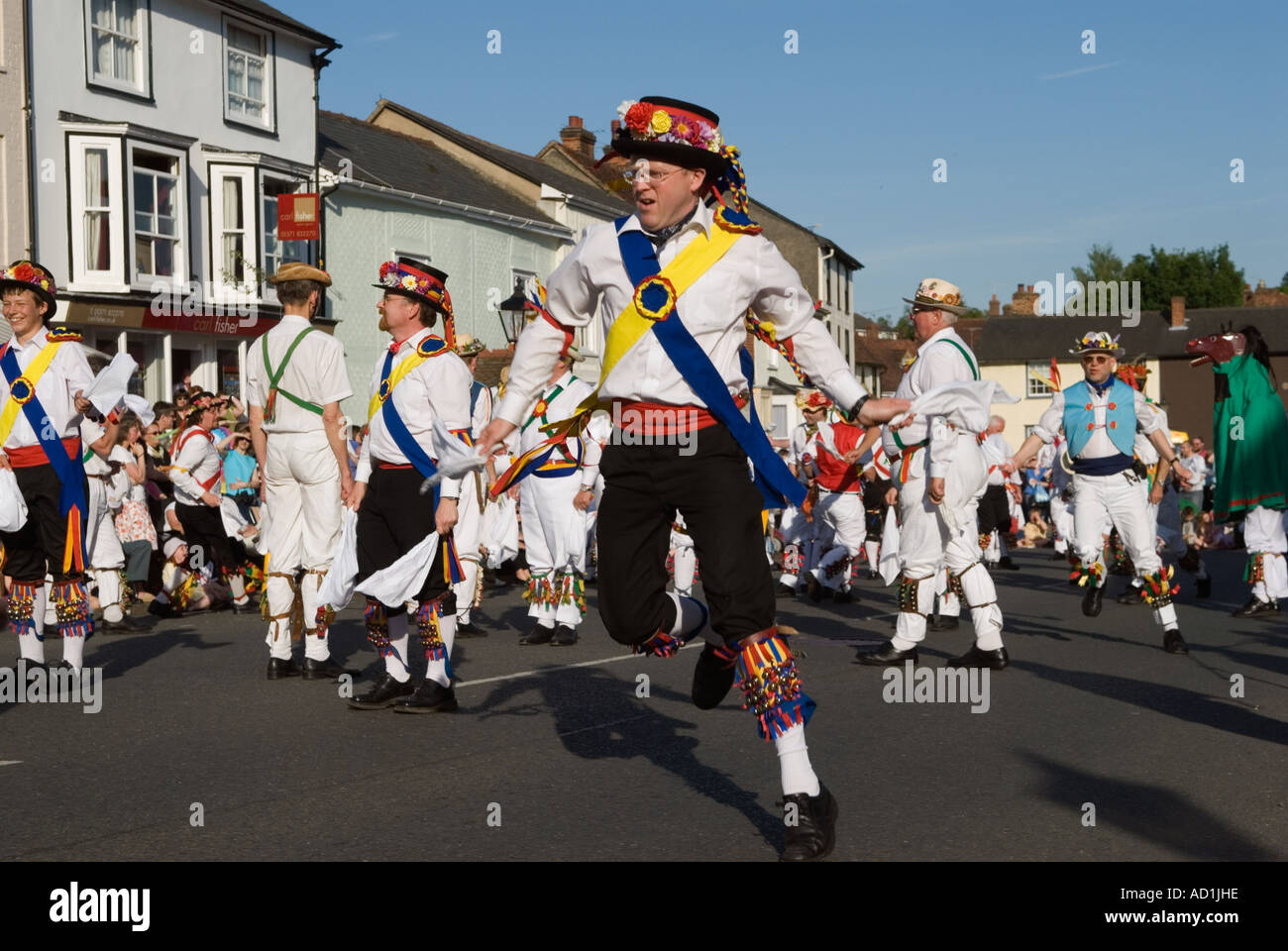 Morris dancing annual festival, English traditional country dance ...