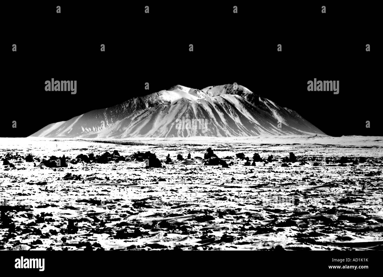 space like appearance of an extinct volcano in Craters of the Moon ...